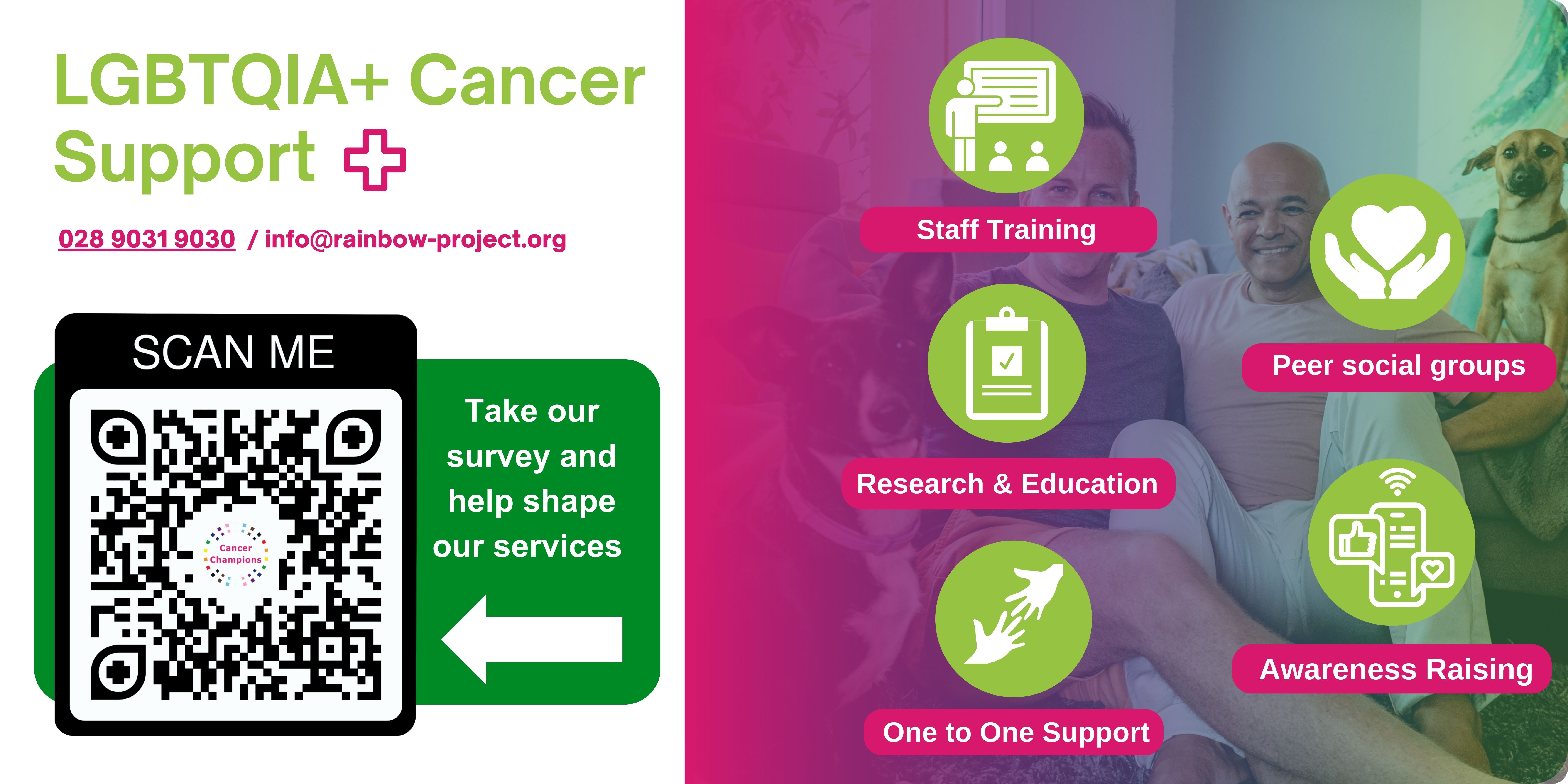LGBTQIA+ Cancer Support - The Rainbow Project